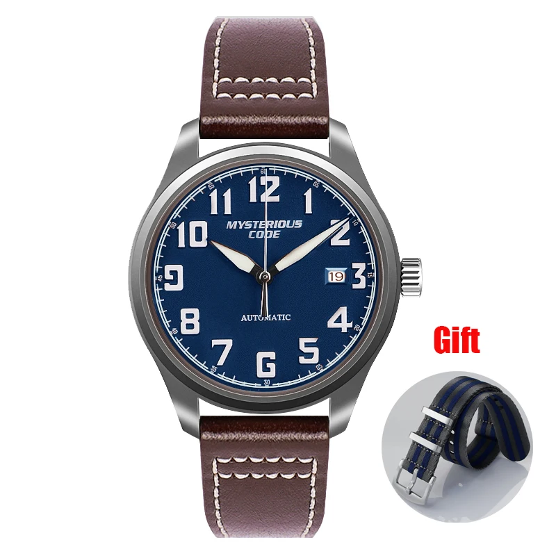 Mysterycode-Reloj-de-pulsera-de-cristal-de-zafiro-para-hombre-cron ...