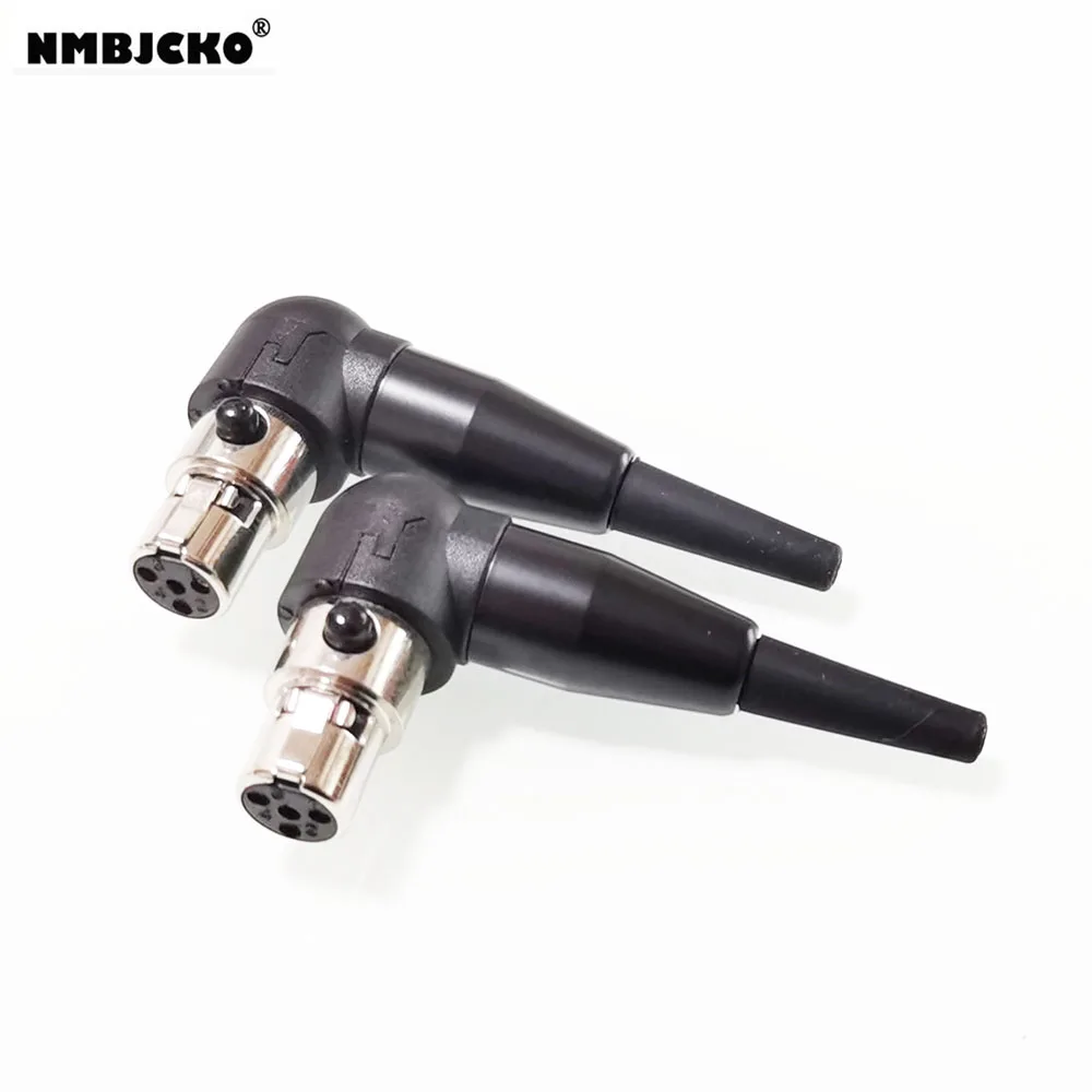 2pcs/Lot Mic Cable Socket Adapter Mini XLR Female, 4 Pin for Pro ...