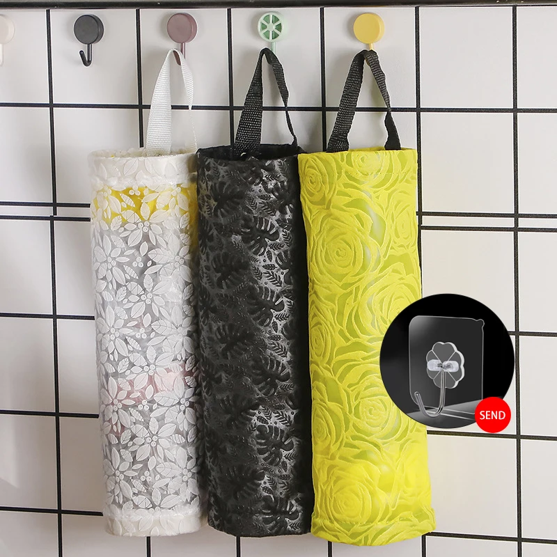 Garbage-Bag-Storage-Wall-Mounted-Garbage-Bag-Organizer-Kitchen ...