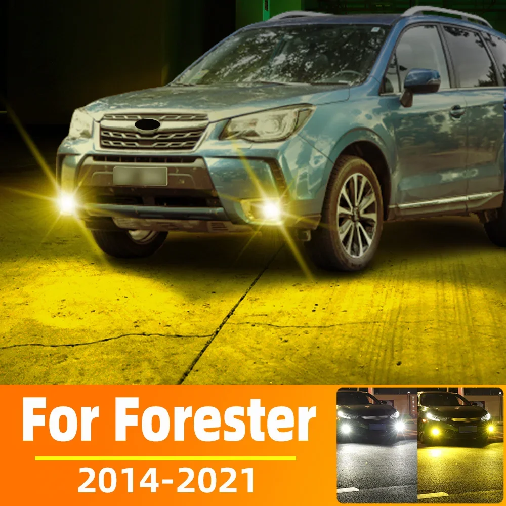 2Pcs-LED-Fog-Lamp-Bulbs-For-Subaru-Forester-2014-2015-2016-2017-2018 ...