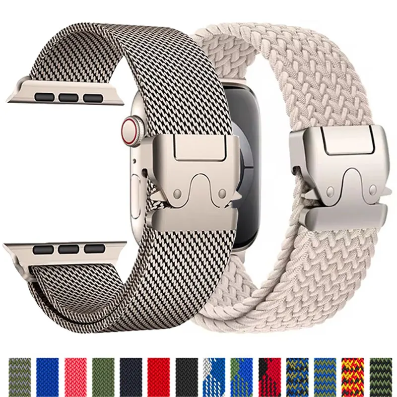 Titanium Color Official Strap For Apple watch Ultra Band 49mm S10 46mm ...