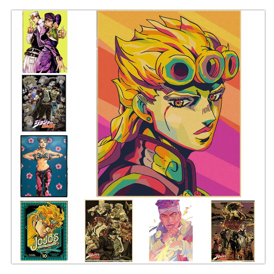 Anime Diamond Painting Jojo's Bizarre Adventure Embroidery Cross Stitch ...
