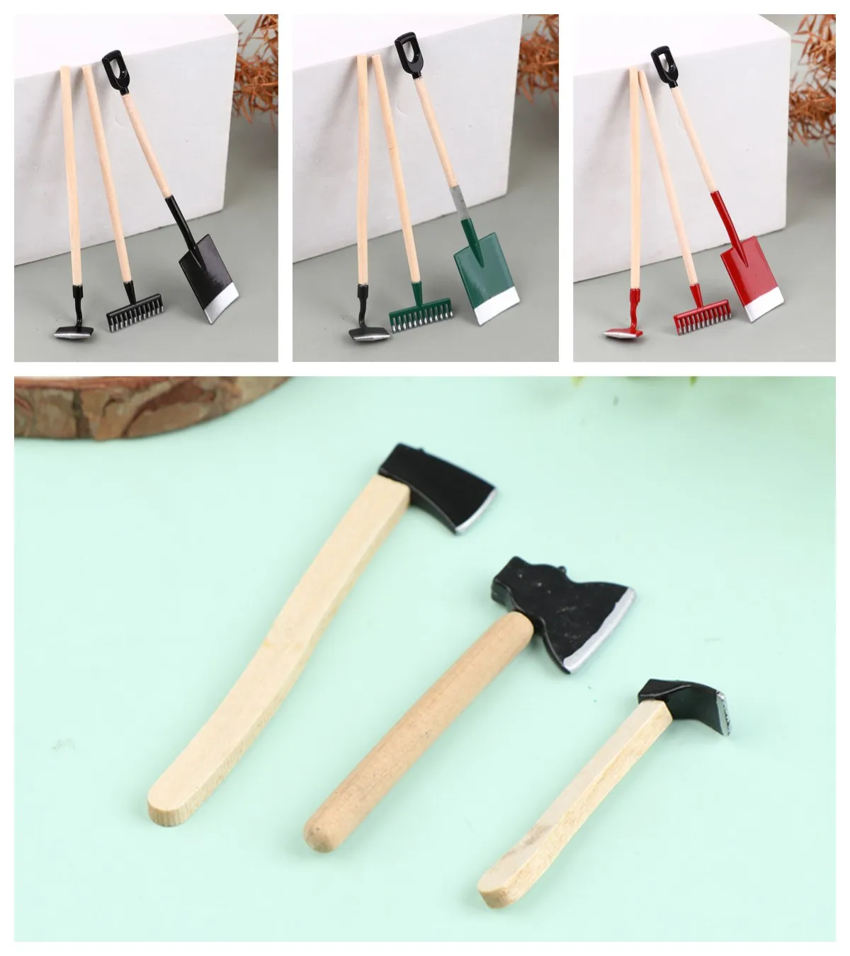 Mini-Wood-Metal-Chopper-Hatchet-Dollhouse-Miniature-Tools-for-Kids ...