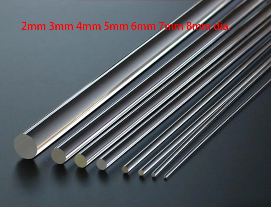 2mm-3mm-4mm-5mm-6mm-7mm-8mm-dia-lucency-acrylic-rod-Transparent-PMMA ...