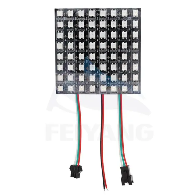 WS2812B RGB LED Digital Flexible Individually Addressable Panel Light ...