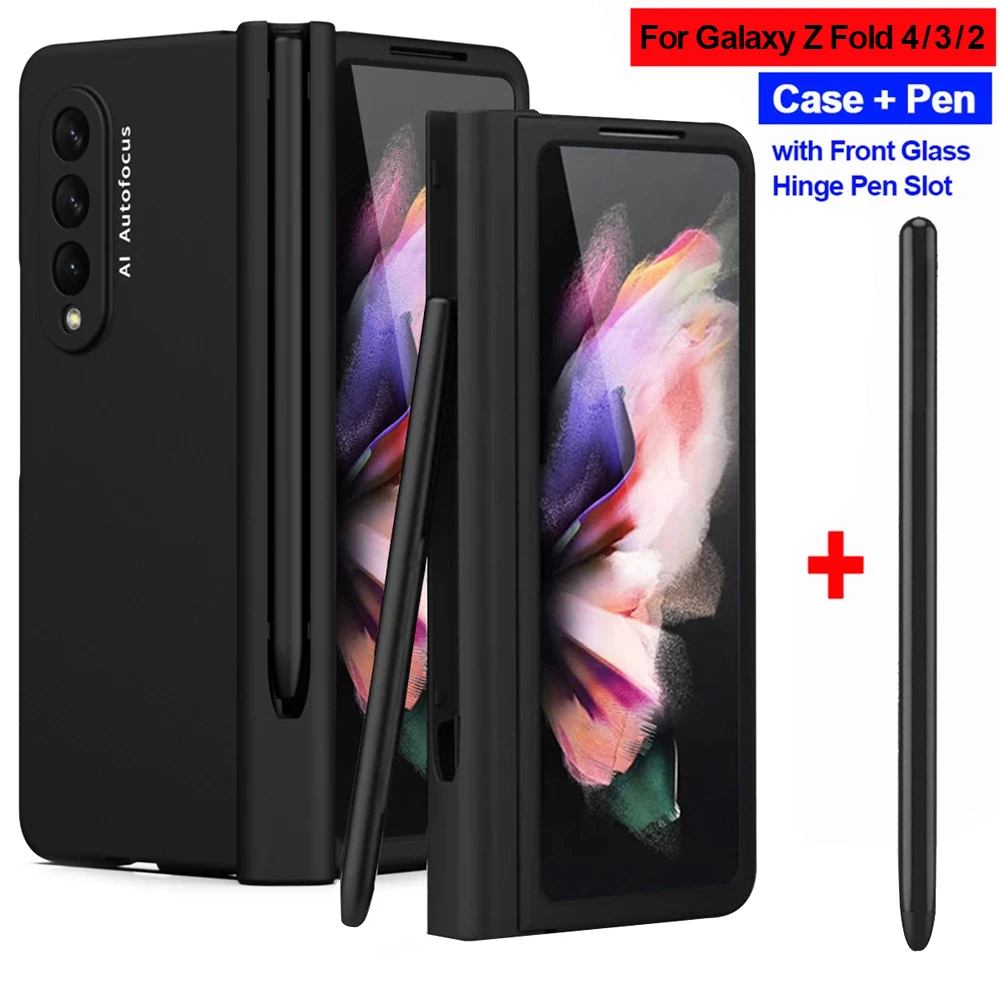 Hinge Full Protection Capa For Samsung Galaxy Z Fold 3 5g Case With Pen ...