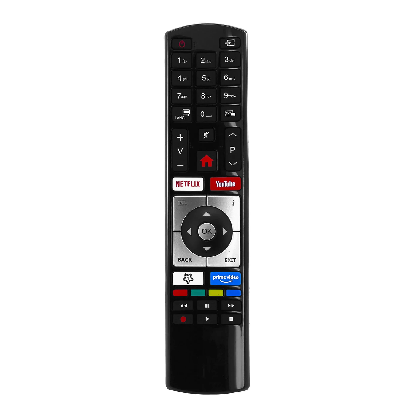 Rc4318 Remote Control For Vestel Finlux Telefunken Edenwood 4k Smart ...