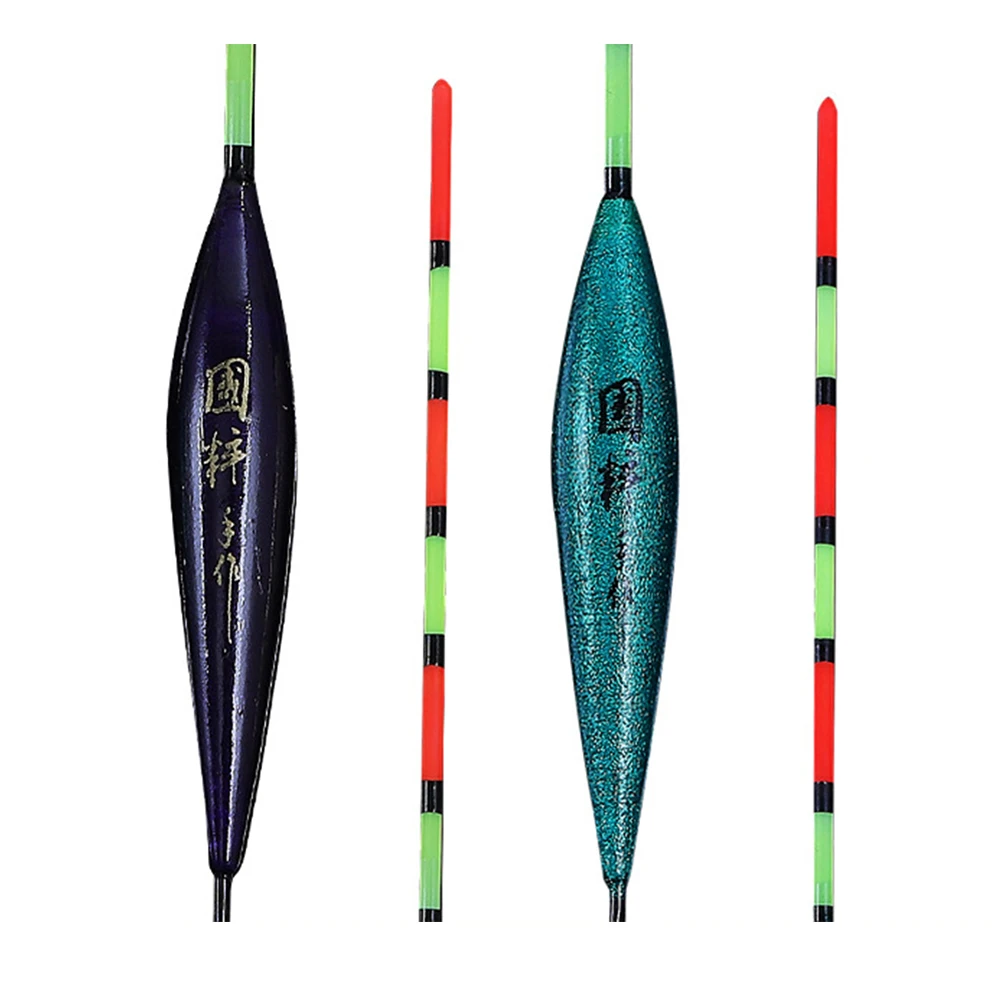 5-Pcs-Winter-Fishing-Float-Sets-Buoy-Balsam-Wood-Fluorescent-Luminous ...