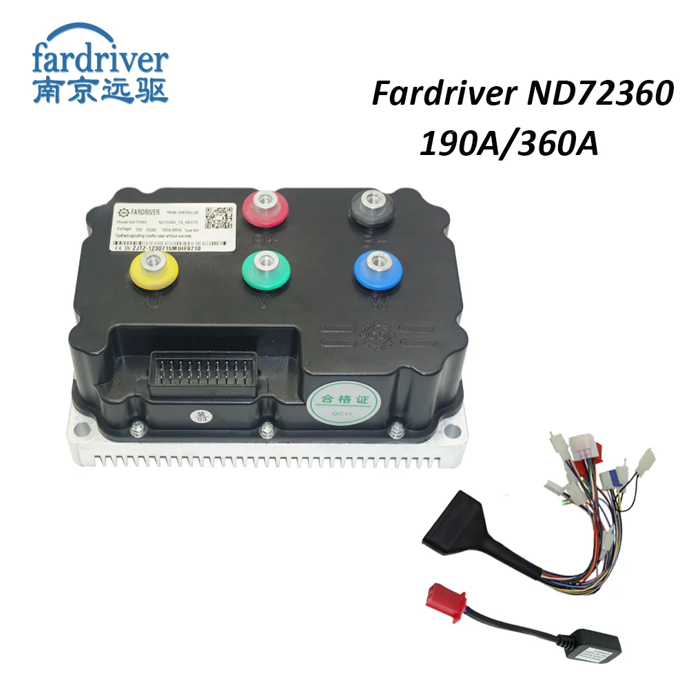 Fardriver Controller ND72360 360A with Heat Sink Bluetooth For 3000 ...