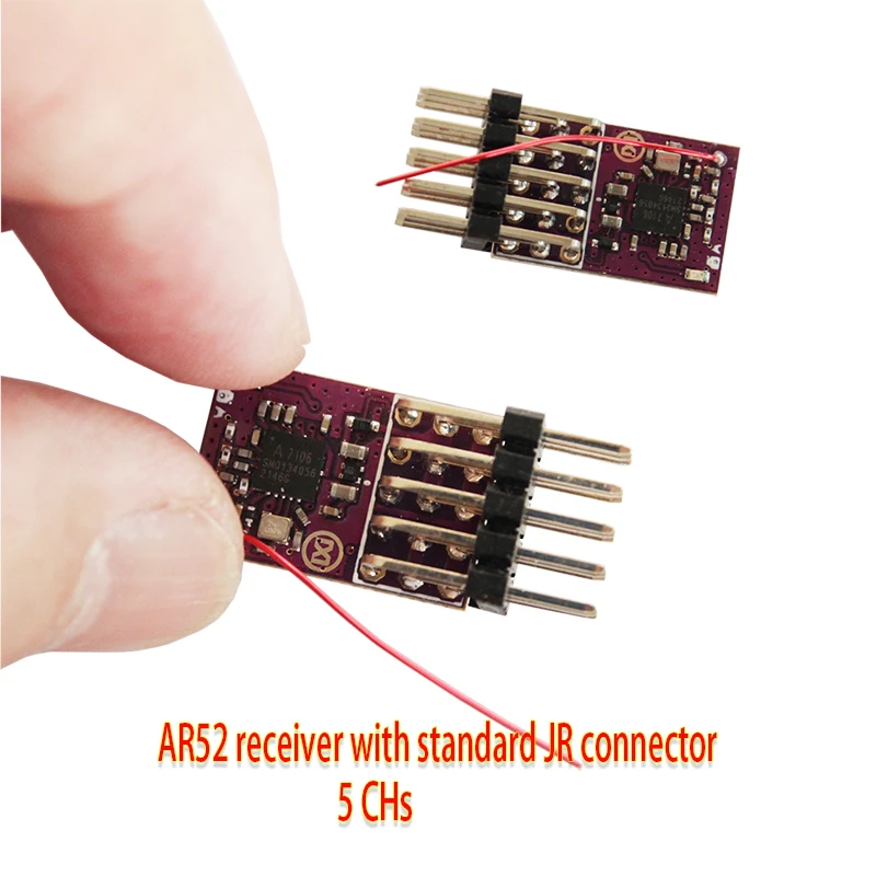 AR52 FlySky receiver AFHDS 2A with standard servo plugs micro receiver ...