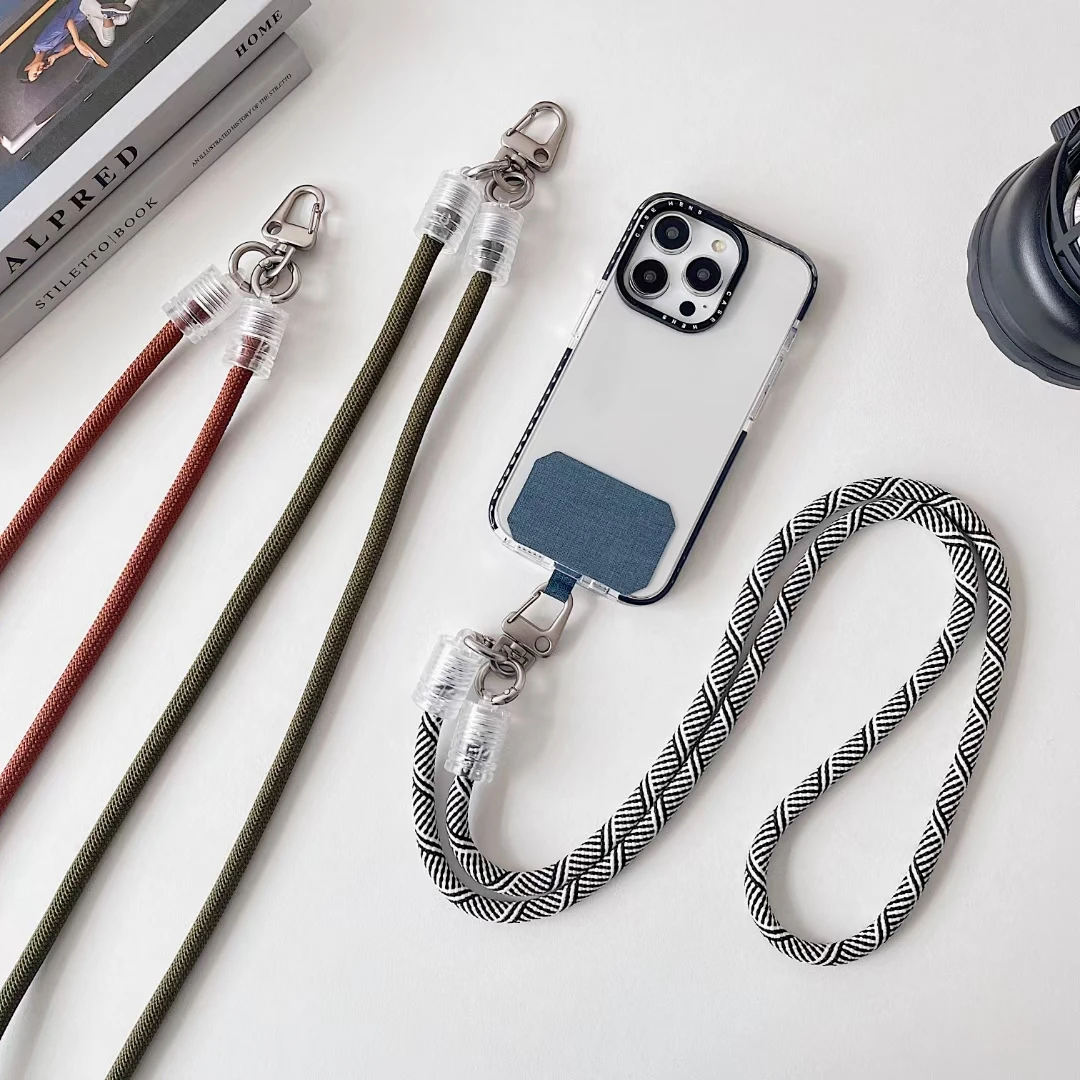 New-Metal-Buckle-Mobile-Phone-Universal-Lanyard-Oblique-Span-Rope ...