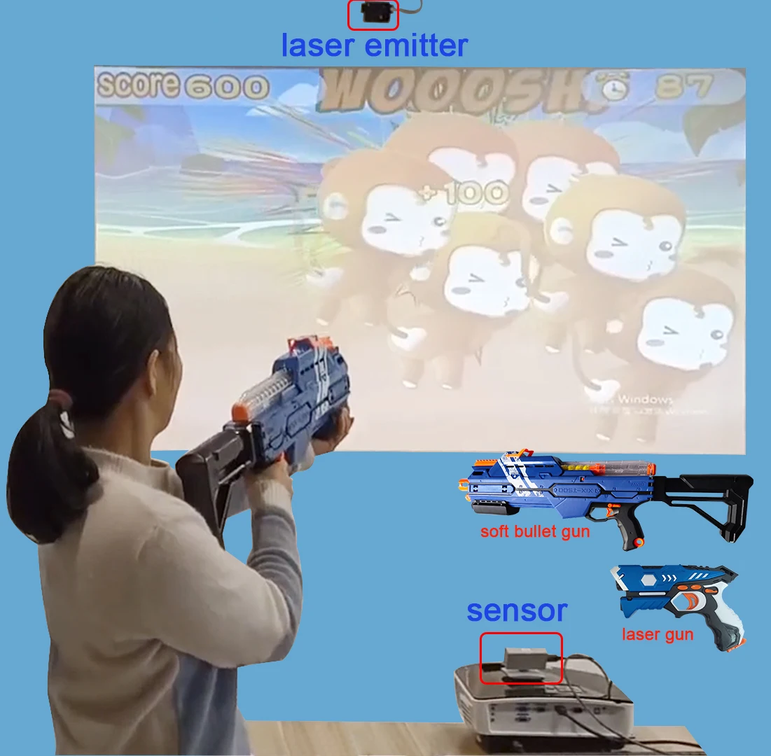 Multiple Touch All In One Interactive Projection Games System,Floor ...