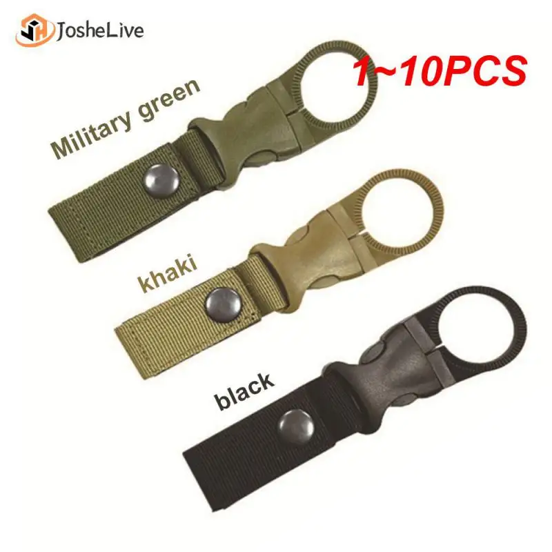 1-10PCS-Outdoor-Waterbottle-buckle-hook-Nylon-Webbing-Buckle-Hook-Climb ...