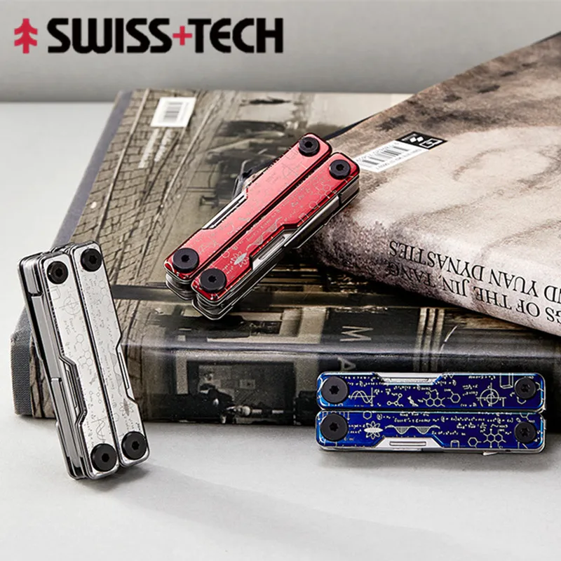2024-New-SWISS-TECH-12-In-1-Mini-EDC-Folding-Scissors-Multitool ...