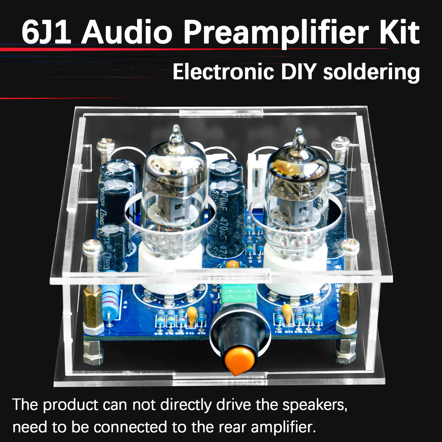 DIY アンプキット真空管アンプ 6J1 オーディオプリアンプはんだ付け組立キット電子部品 - AliExpress 502