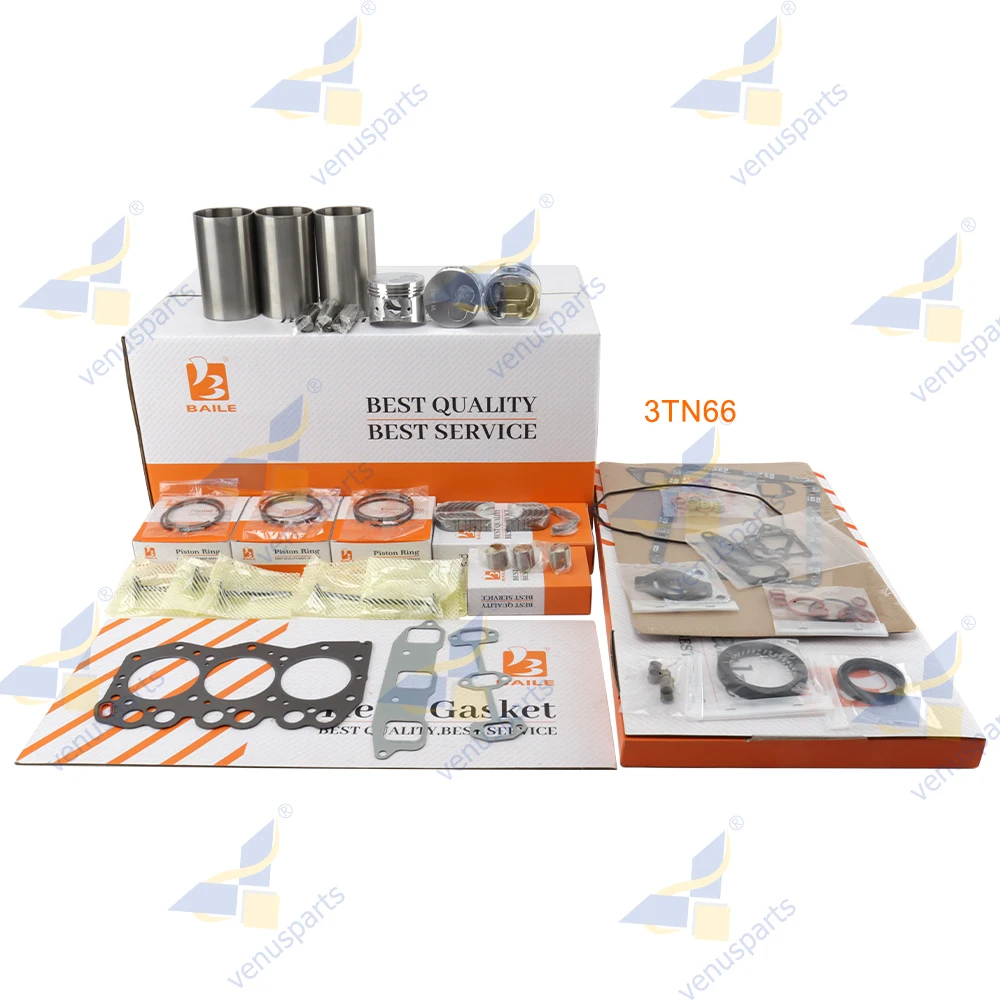 3TN66-Overhaul-Rebuild-Kit-for-Yanmar-Piston-Ring-Cylinder-Liner-Full ...