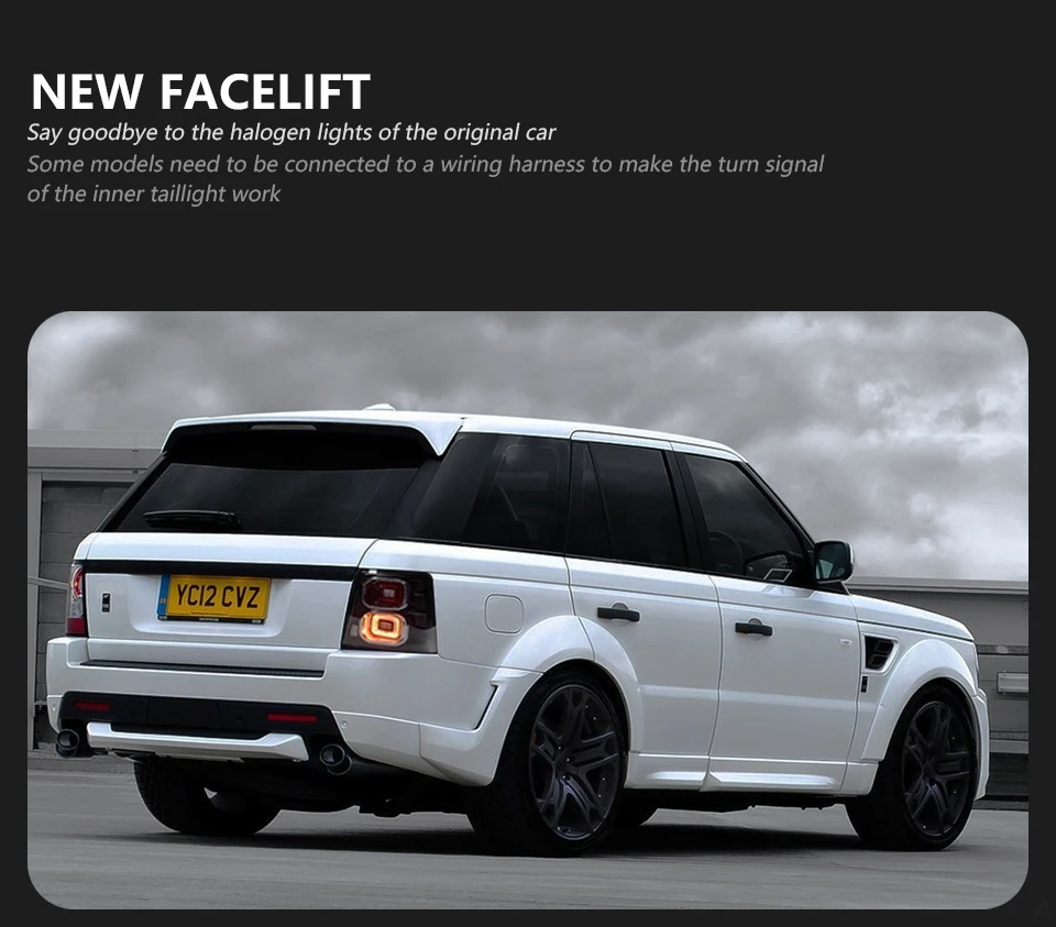 Car Styling Tail lamp light for Range Rover Sport Tail Lights 2005-2013 ...