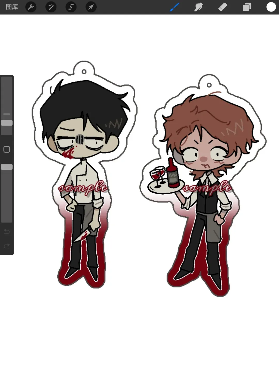 deadplate-KeyChain-men-anime-key-chain-Women-acrylic-car-Cosplay-Japan ...