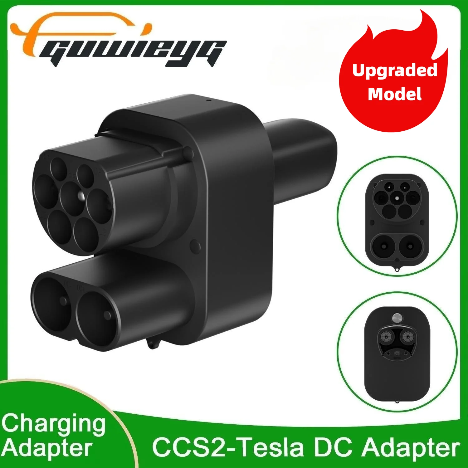 CCS 2 to Tesla EV Charging Adapter 250A CCS2 Combo Tesla Convertor for ...