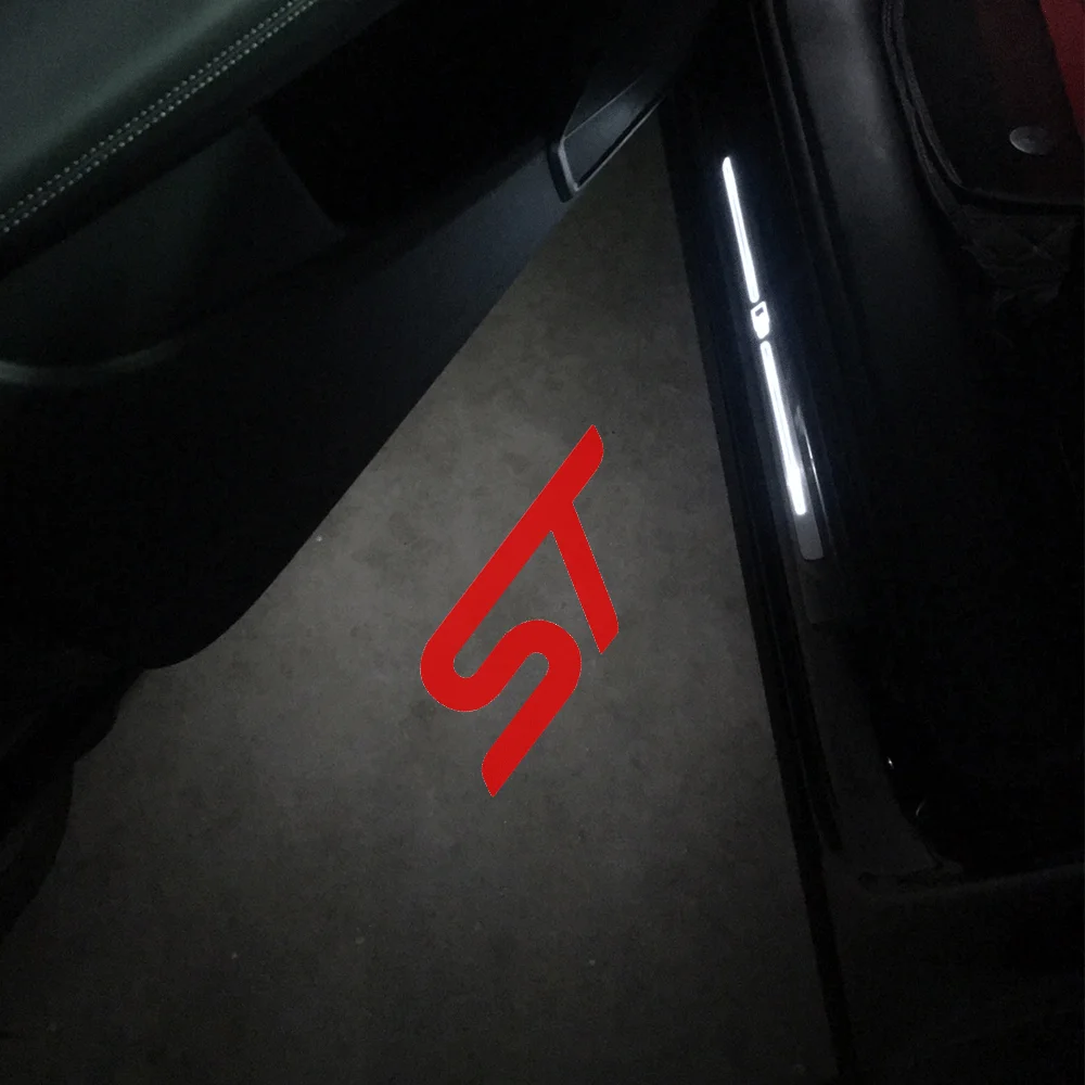 2pcs Led Logo Car Door Light For Ford Escape Fiesta Taurus Focus ...