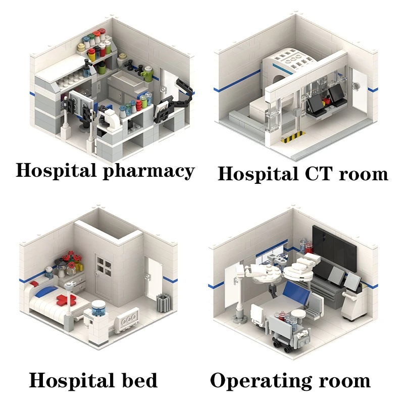 Hospital Model Building Blocks | Building Blocks Hospital Moc - Moc4050 ...