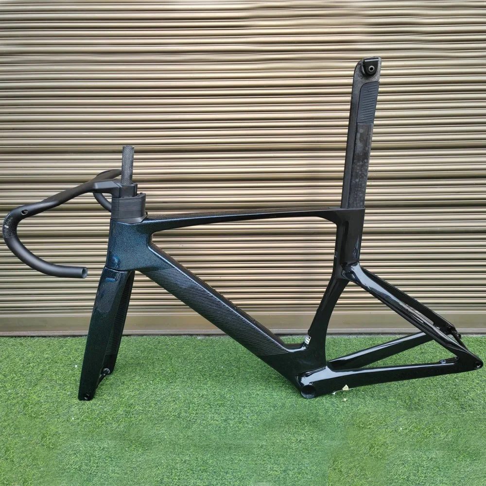 Carbon-Bicycle-Frame-Disc-Brake-Racing-Road-Bike-Frameset-Handlebar ...