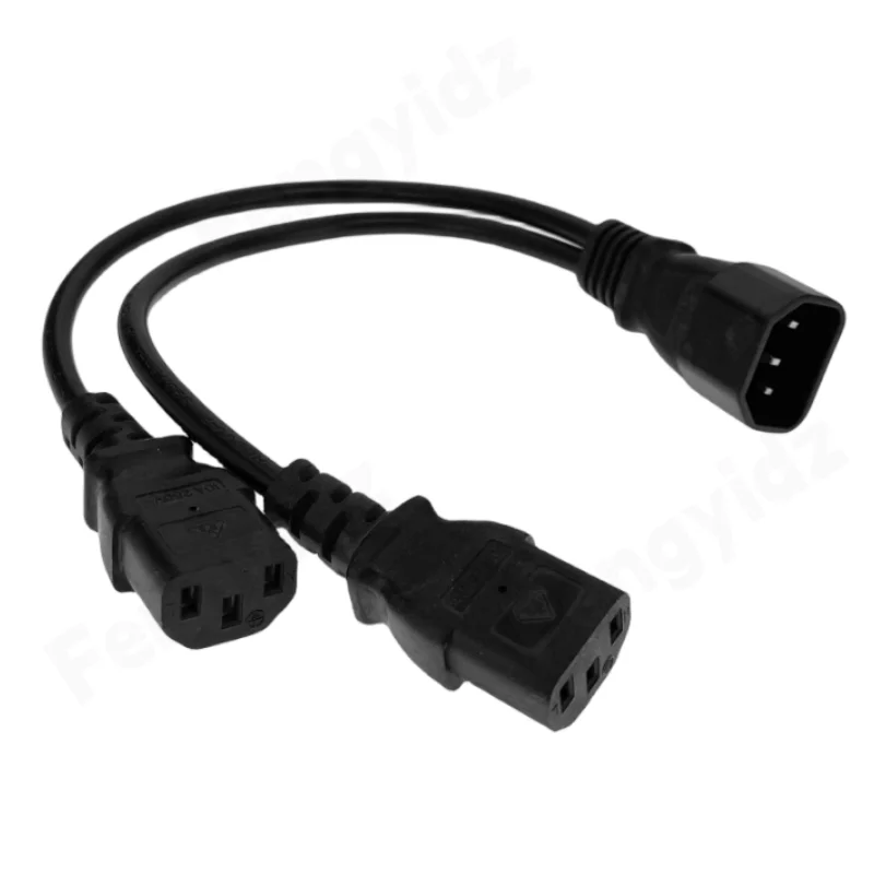 UPS-Server-Splitter-C14-to-2-x-C13-Power-Adapter-Cable-Single-C14-to ...