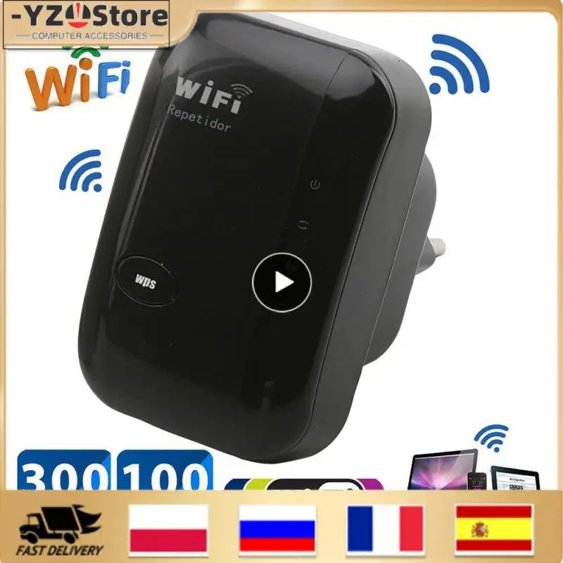 300Mbps-Wireless-WIFI-Repeater-WiFi-Extender-Amplifier-WiFi-Booster ...