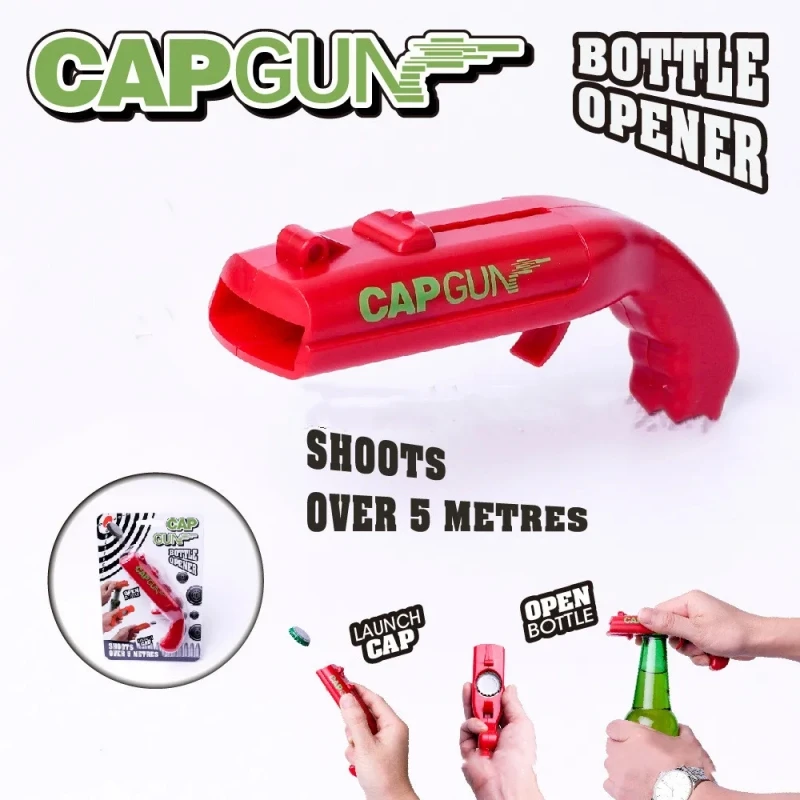 Portable-Beer-Bottle-Opener-Cap-Gun-Cap-Launcher-Beverage-Drinking ...
