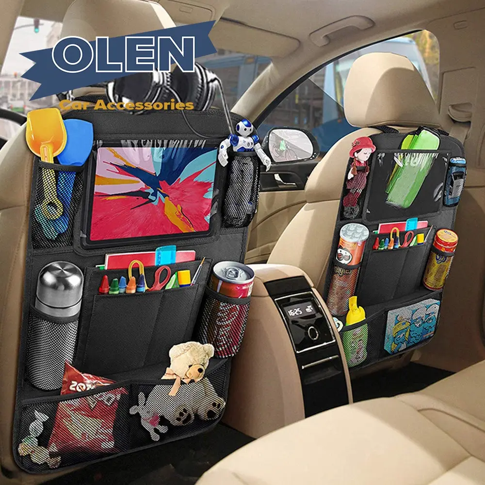 Carro-Back-Seat-Organizador-com-Touch-Screen-Tablet-Titular ...