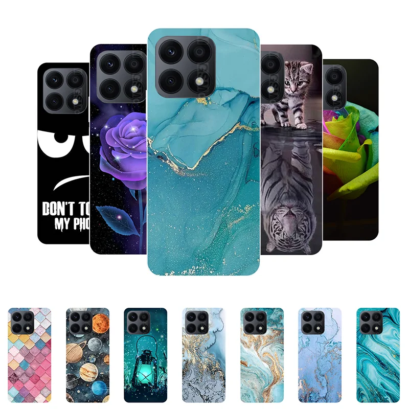 for-Honor-X8A-Case-Cover-Honor-X8A-2023-Case-Marble-Soft-Silicone-Back ...