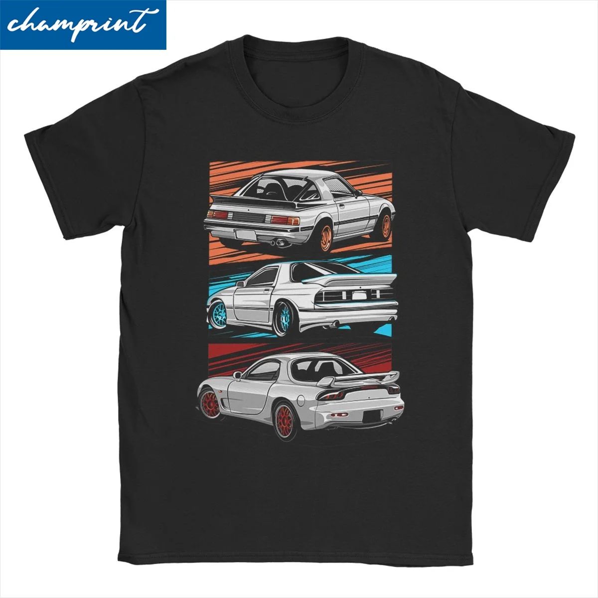 Japanese-JDM-T-Shirts-Men-Women-Pure-Cotton-Vintage-T-Shirts-Crew-Neck ...