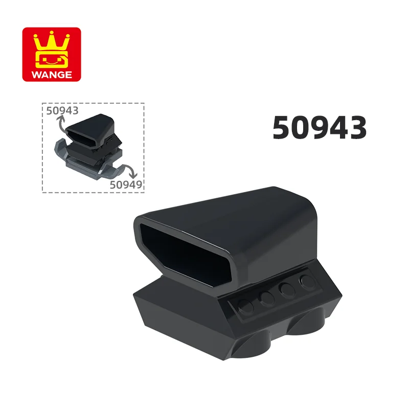 Wange-50943-100g-87Pcs-Engine-Intake-Building-Block-Moc-Car-Exhaust ...