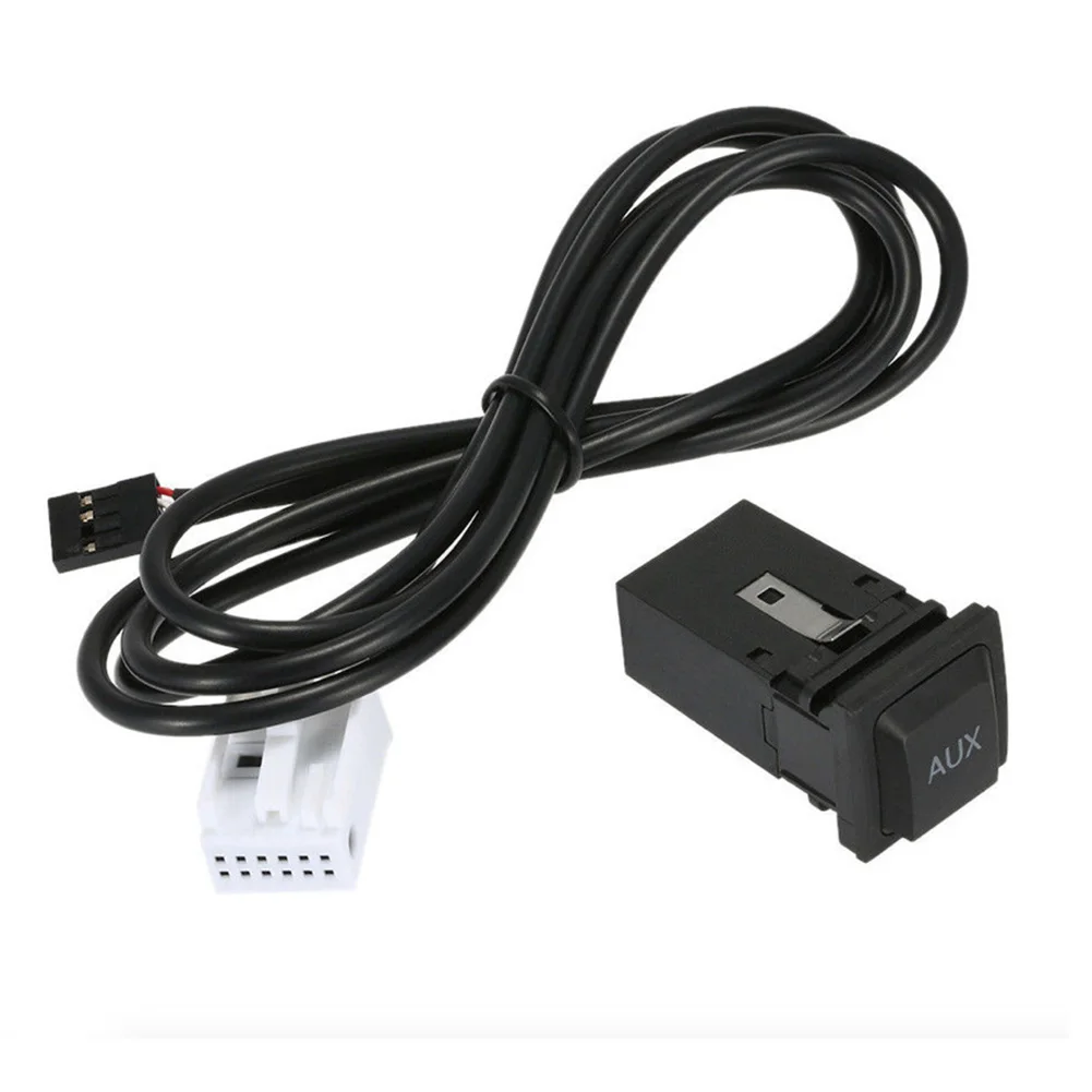 Car-AUX-Adapter-Switch-Button-Wiring-Harness-Cable-For-RCD510-RNS315 ...