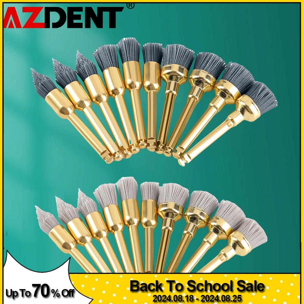 AZDENT-10pcs-Dental-Polishing-Brush-Aluminium-Oxide-Silicon-Carbide ...