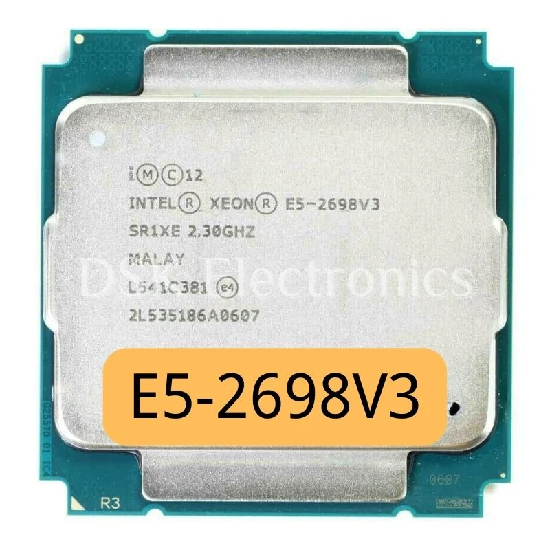 Intel 제온 E5 2698 V3 프로세서 SR1XE 2.3Ghz 16 코어 135W 소켓, LGA 2011 3 CPU E5 2698V3| | - AliExpress