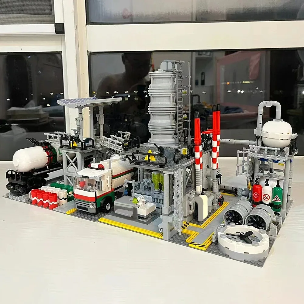 Building-Blocks-Model-for-Kids-Chemical-Plant-Laboratory-Armazenamento ...