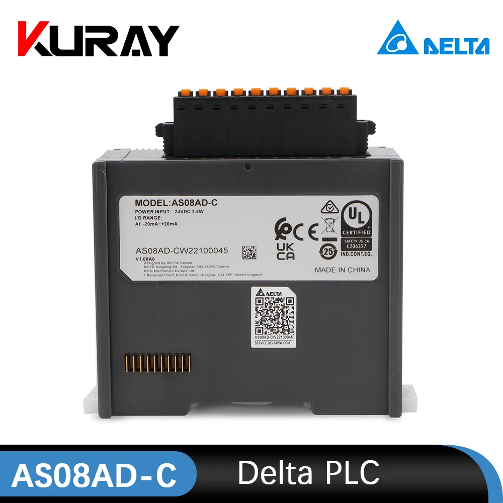 Módulo analógico PLC Kuray Delta AS06XA-A AS04DA-A 4-channel e AS04AD-A ...