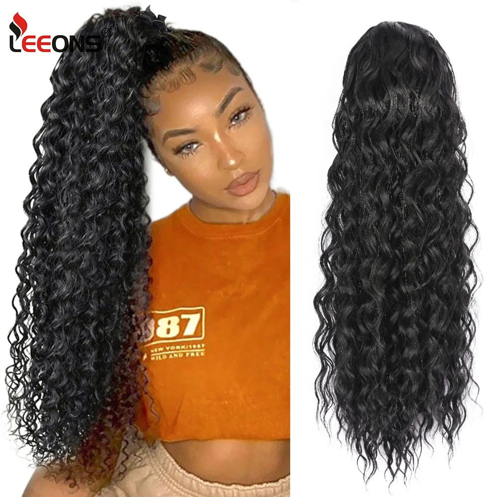 New-16-22Inch-Afro-Kinky-Curly-Drawstring-Ponytail-Hair-Extension ...
