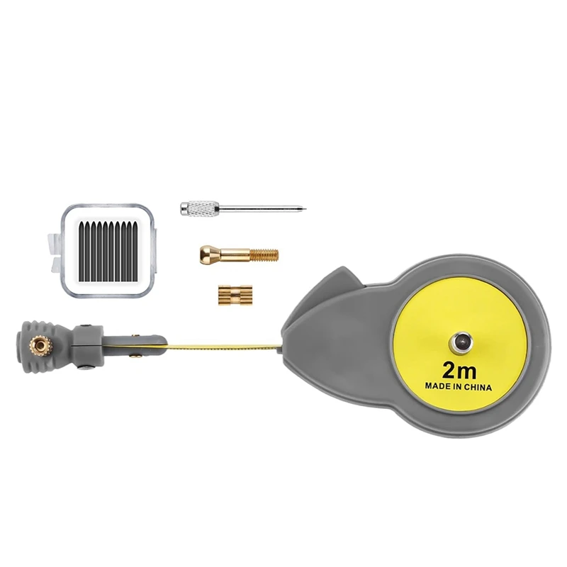 Rotating-Tape-Measure-With-10-Pencil-Leads-Retractable-Circle-Drawing ...