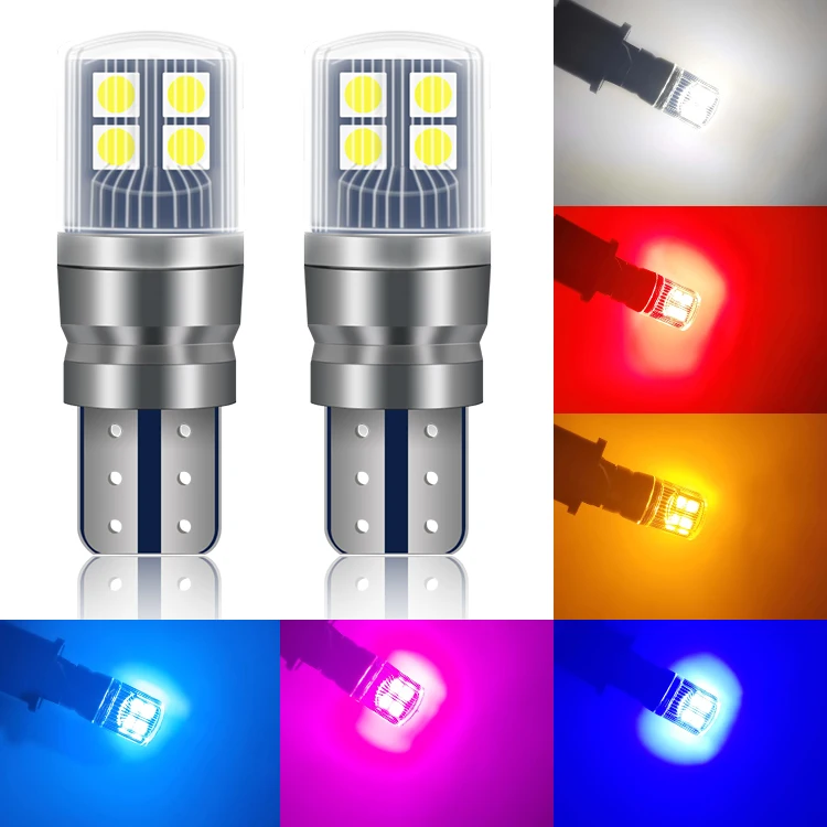 4pcs-Canbus-T10-W5W-194-501-Car-LED-Interior-Instrument-Lights-Bulb-for ...