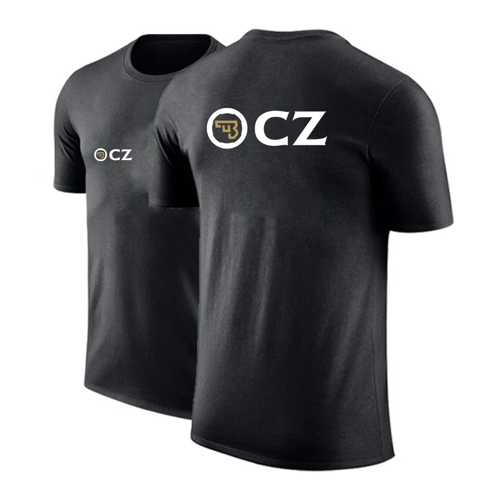 CZ-Ceska-Zbrojovka-2023-Men-s-New-Summer-Quick-Dry-Short-Sleeve-Sport-T ...