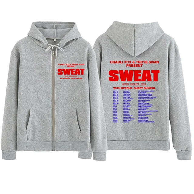 Troye Sivan Merchandise Charli XCX & Troye Sivan SWEAT Tour 2024