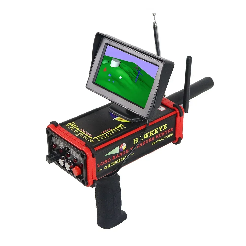 GR1000 Plus Long Range Underground Metal Detector Treasure Hunt ...