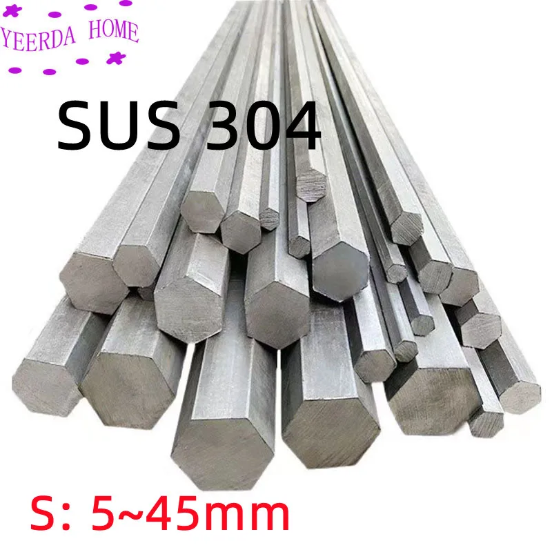 S 5~45mm hexagonal 304 stainless steel bar,hexagon SUS 304 rod Hex Rod ...
