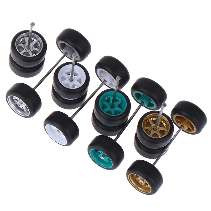 Ruedas-para-Hotwheels-con-neum-tico-de-goma-1-Juego-64-ruedas-modelo-de ...