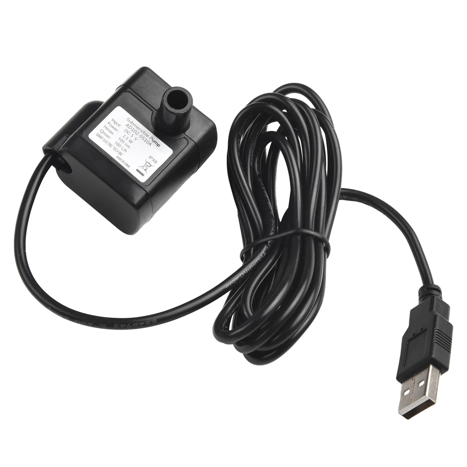 200L-H-Mini-USB-Water-Pump-Ultra-Quiet-Submersible-Water-Fountain-Pump ...