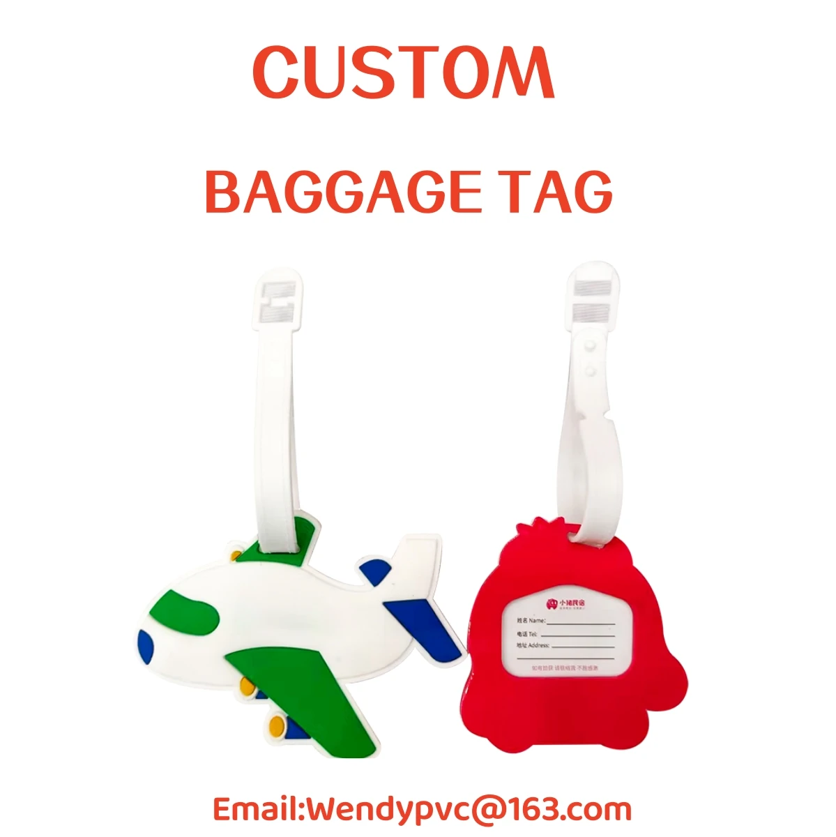 Custom-Wholesale-Soft-Rubber-pvc-Luggage-Tag-PVC-Luggage-Hanging-Tag ...