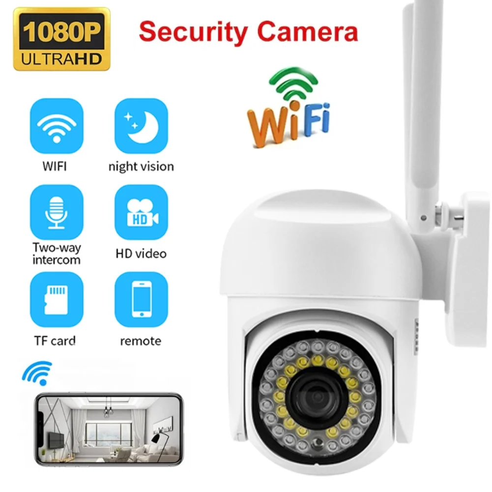 Jxlcam IP Camera Wifi Outdoor Surveillance Camera WiFi AI Human ...