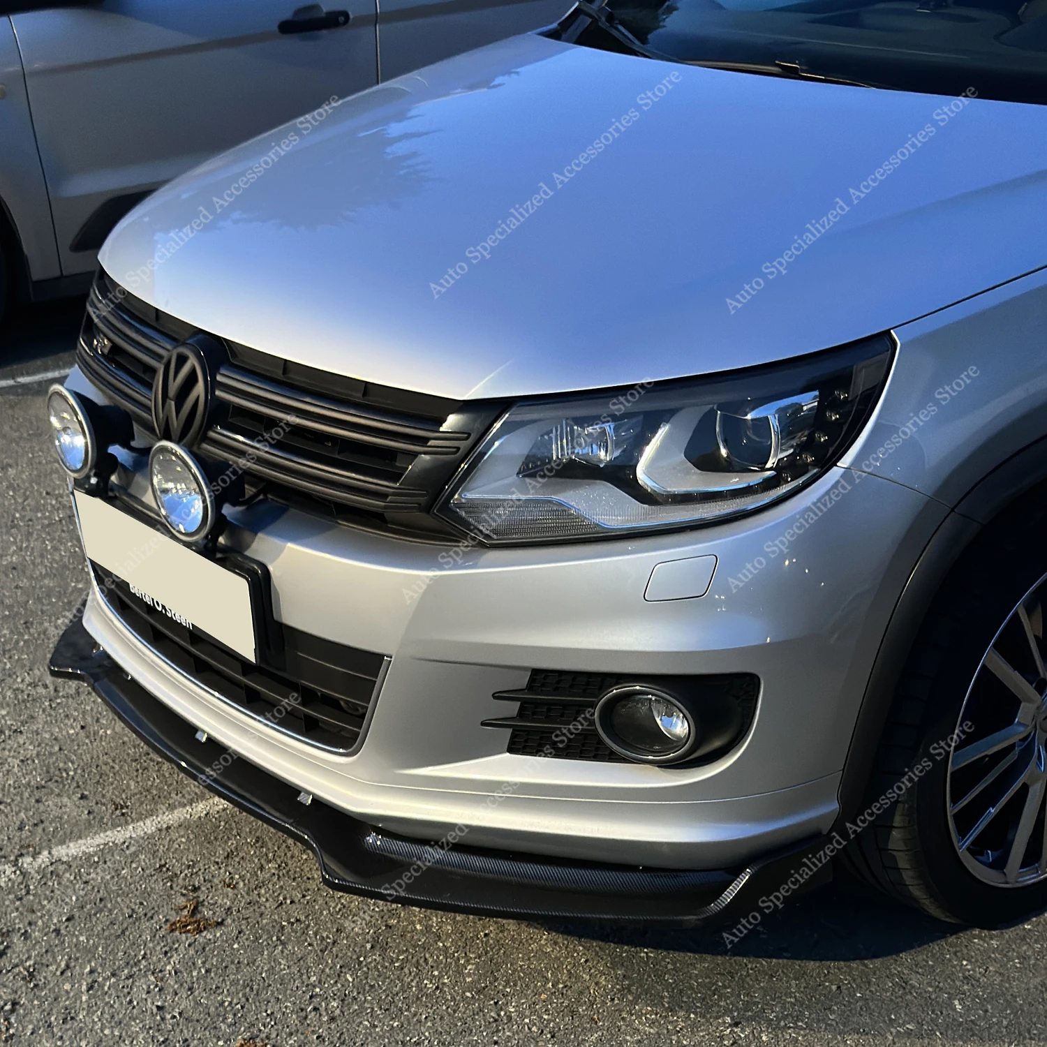 For-VolksWagen-Tiguan-MK1-R-line-Front-Bumper-Lip-Spoiler-Splitter ...